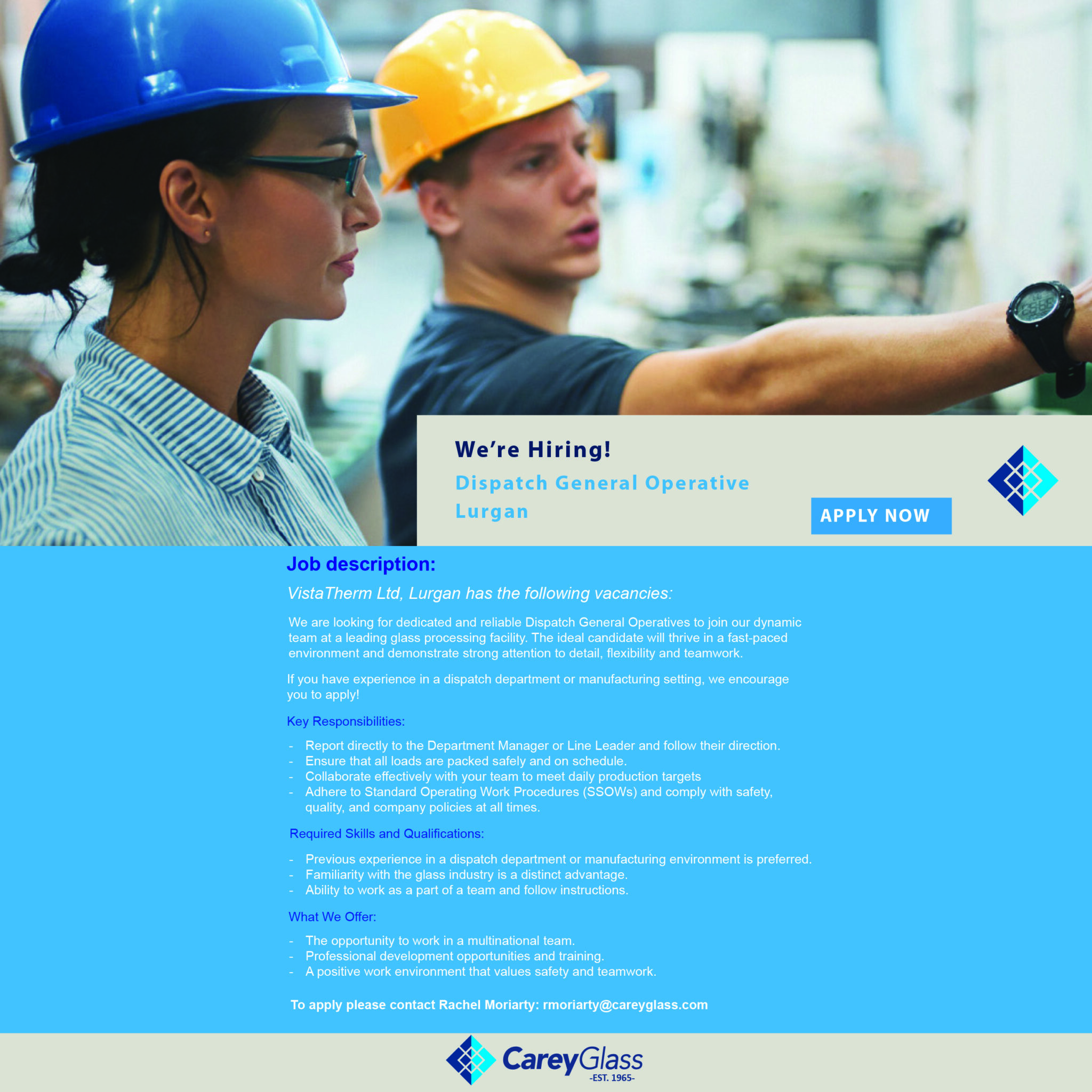 Dispatch General Operative - Carey Glass